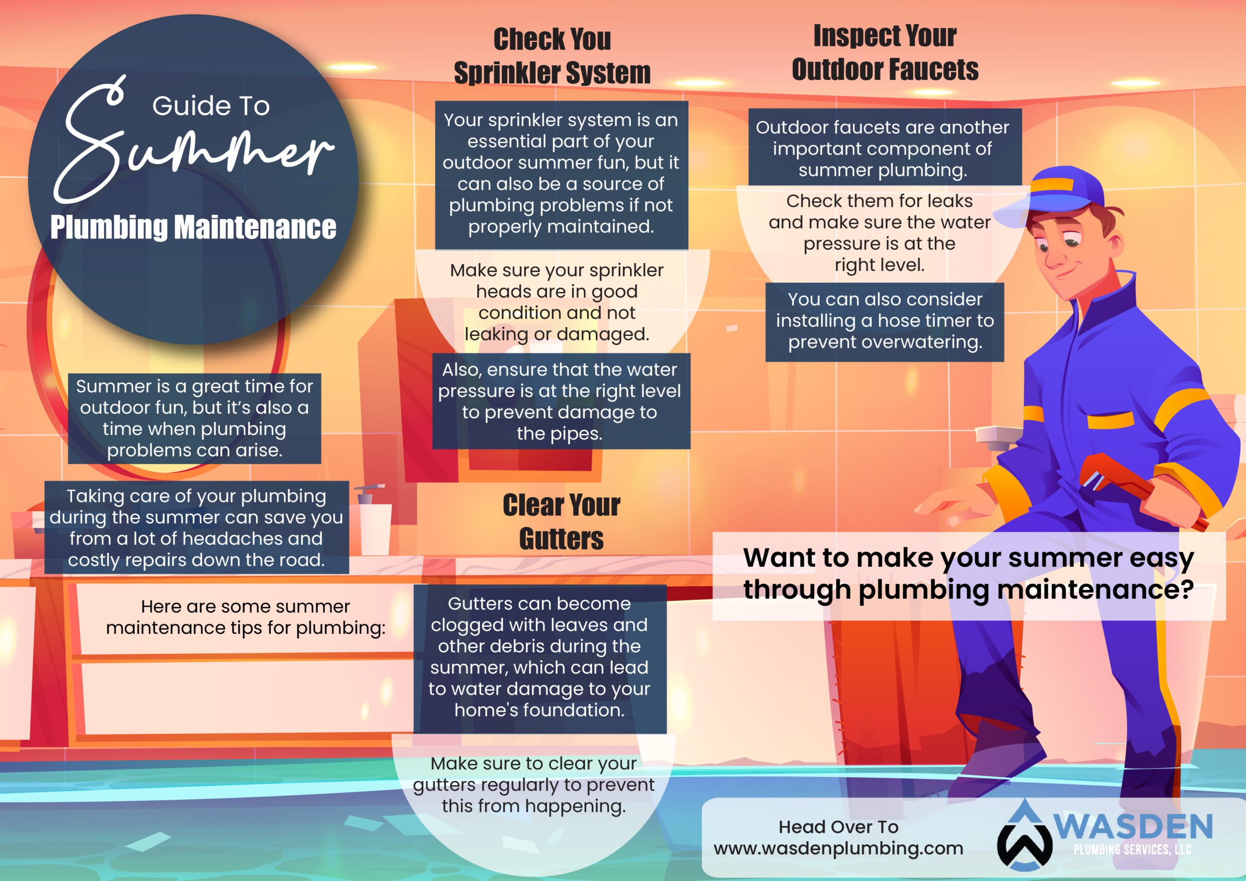 Guide To Summer Plumbing Maintenance - Wasden Plumbing